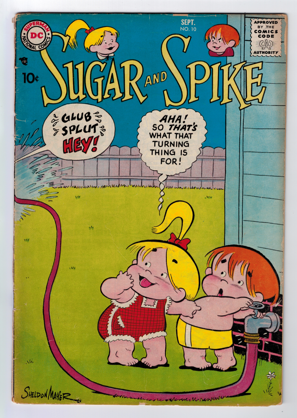 Sugar And Spike 10 30 Dc Comics 1957 Off White Pages Ebay